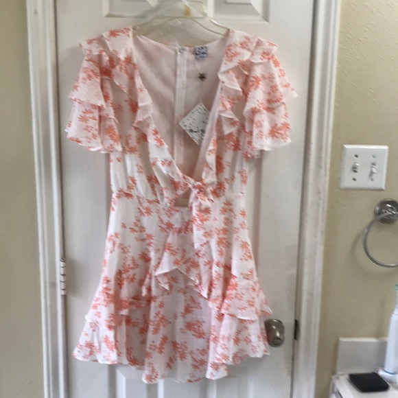 Angel Biba | Dresses | Angel Biba Fully Lined Mini Cut Out Dress With ...